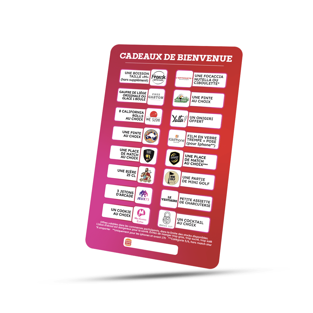 Offres 25/26 - Carte Camby Chambery